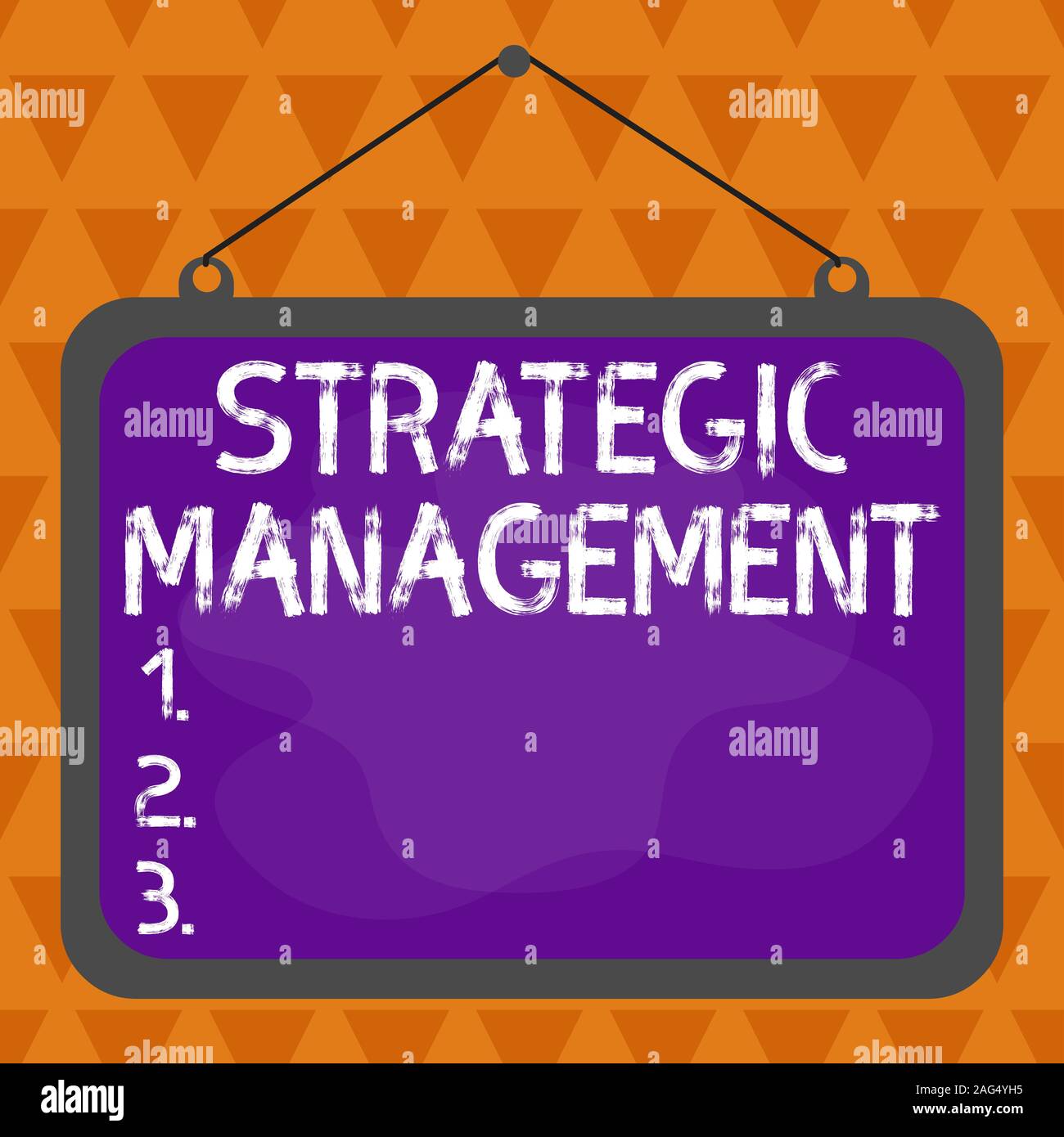 Text Zeichen zeigen Strategisches Management. Business foto ...