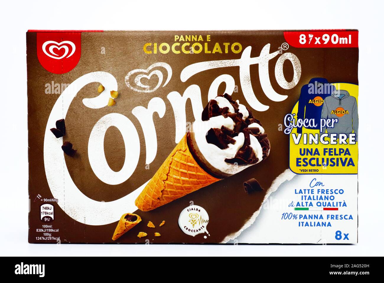 Cornetto chocolate -Fotos und -Bildmaterial in hoher Auflösung – Alamy