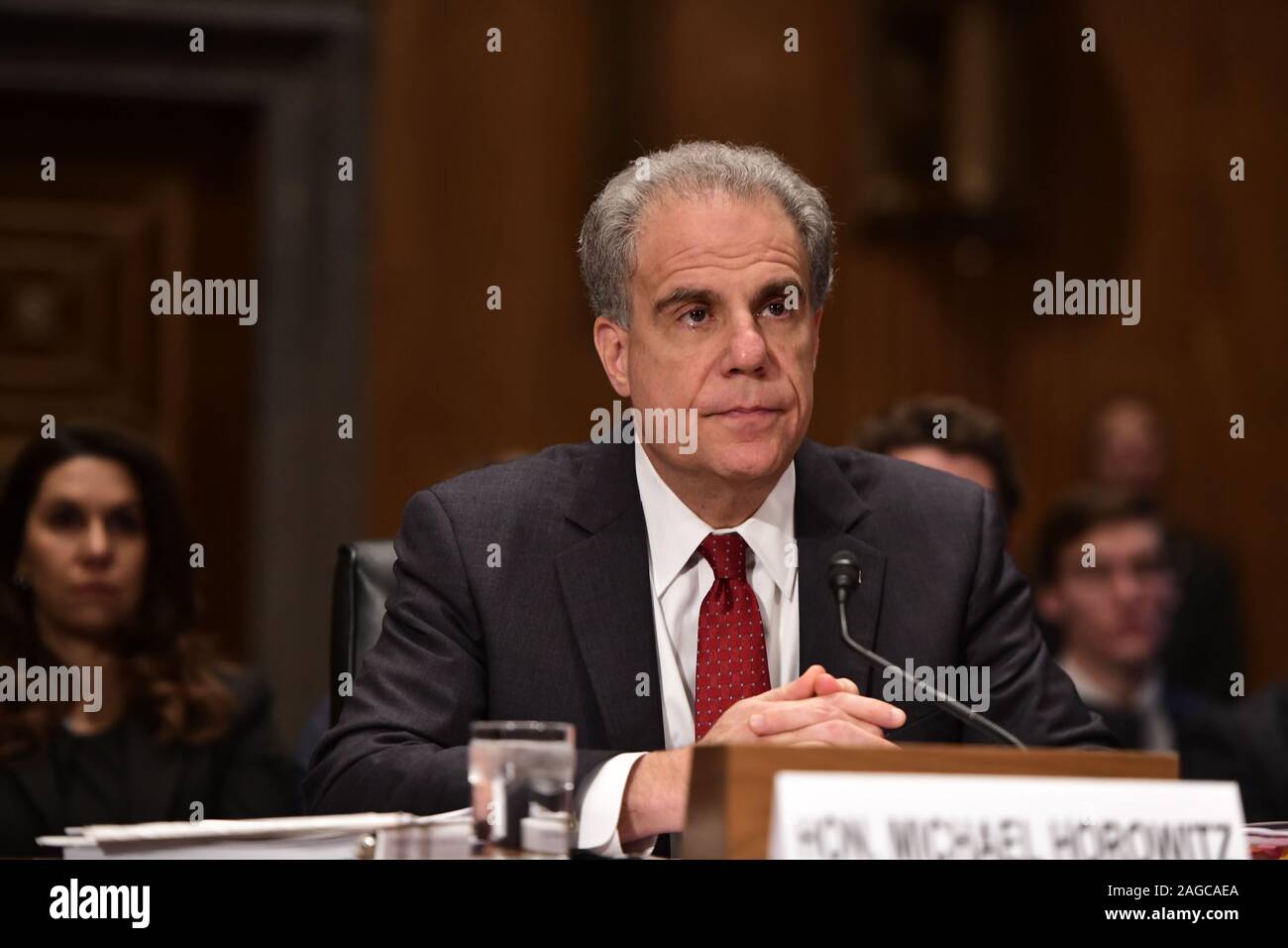Washington, Vereinigte Staaten von Amerika. 18 Dez, 2019. Michael E.Horowitz, Inspector General ...