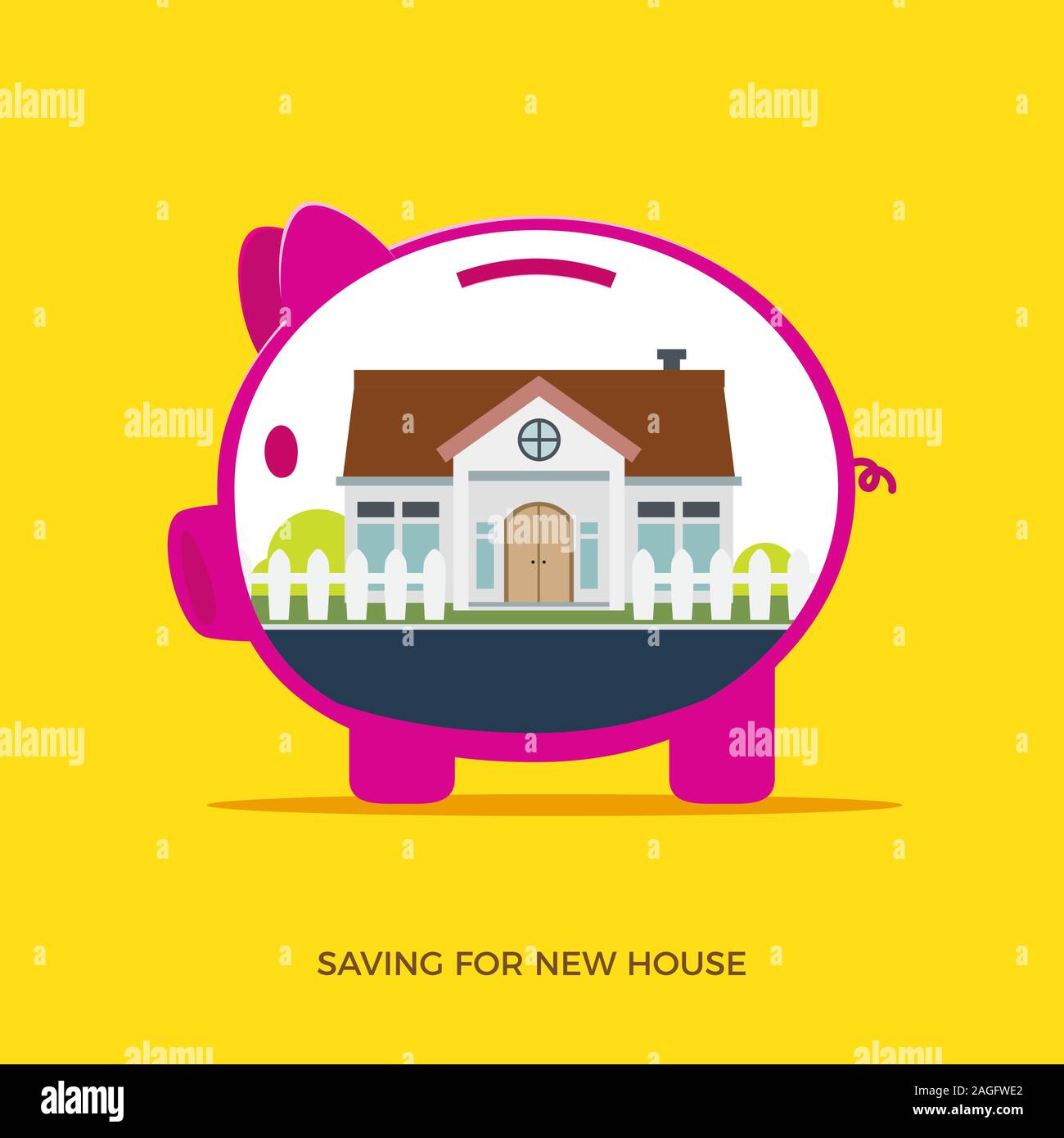 Neues haus Stock-Vektorgrafiken kaufen - Alamy