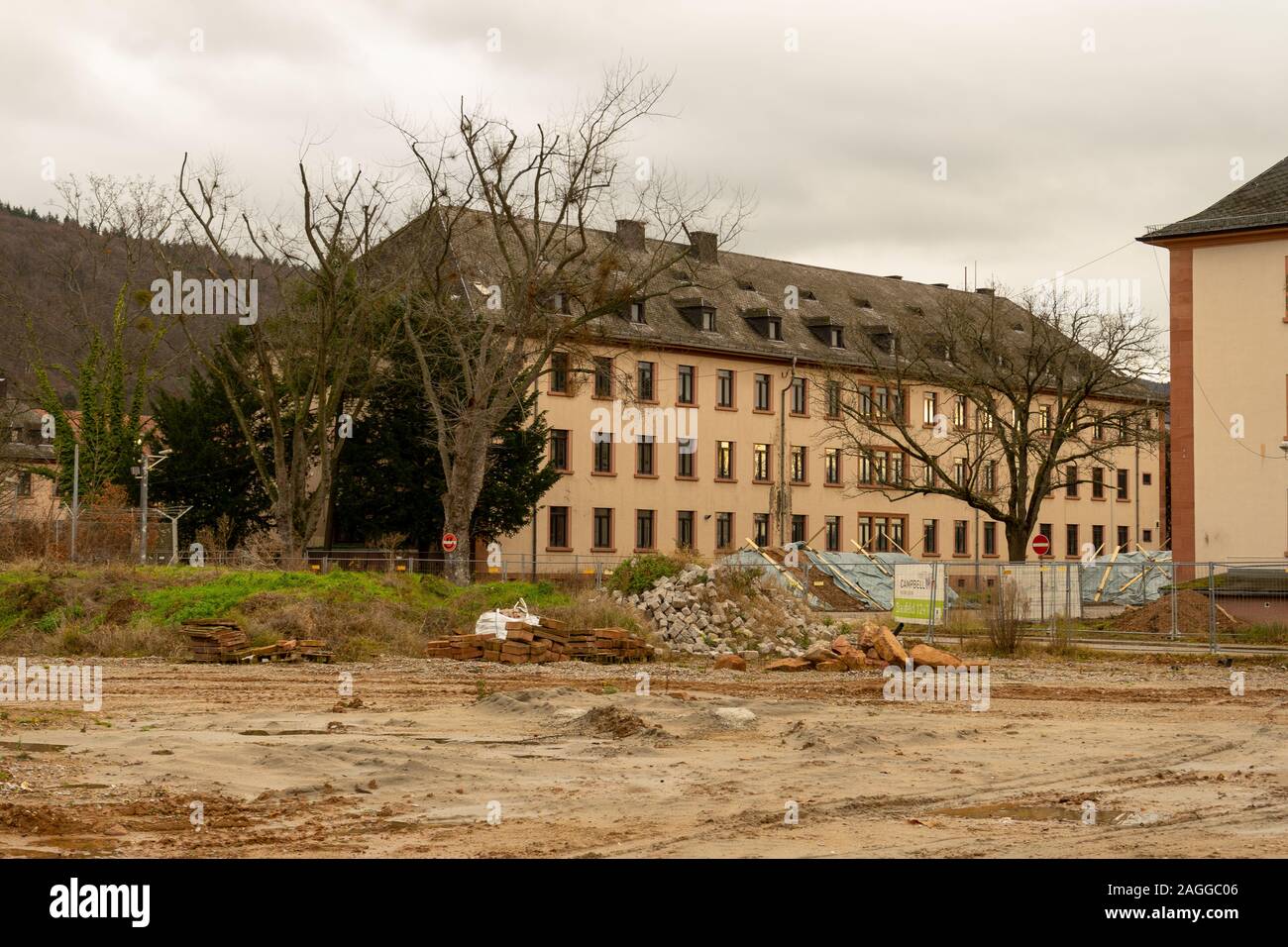 Der ehemalige US-Kaserne in Heidelberg, Deutschland Stockfotografie - Alamy