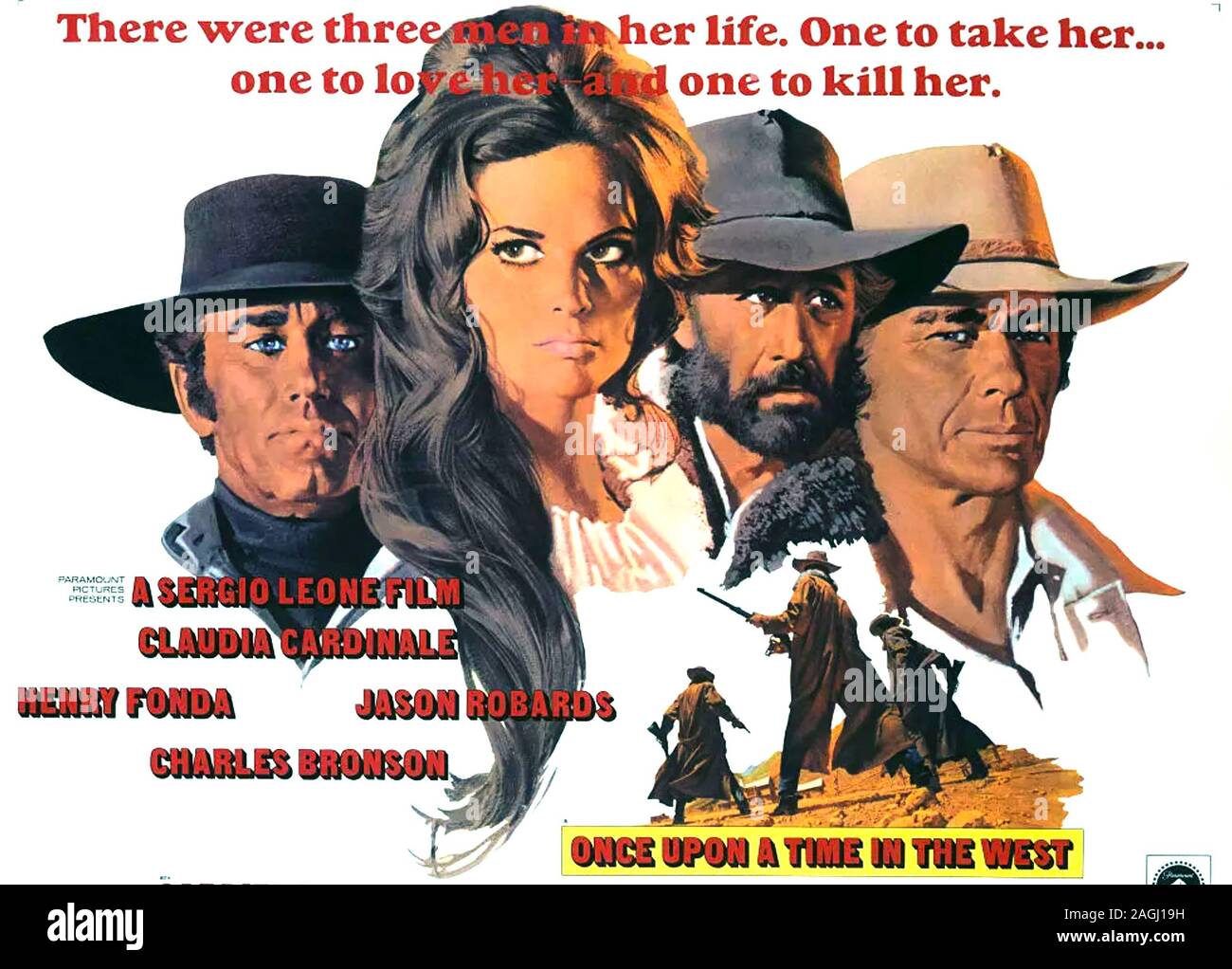 ONCE UPON A TIME IN THE WEST Poster für 1968 Paramount Pictures Film ...