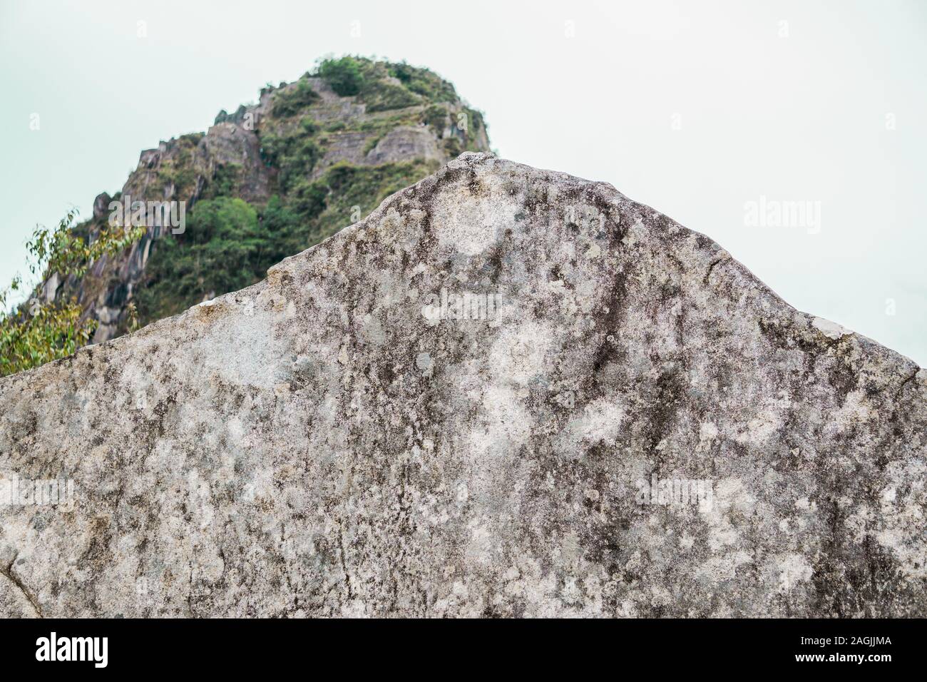 Heilige Rock, ein wichtiges Stück Inka-kultur, im Norden von Machu ...