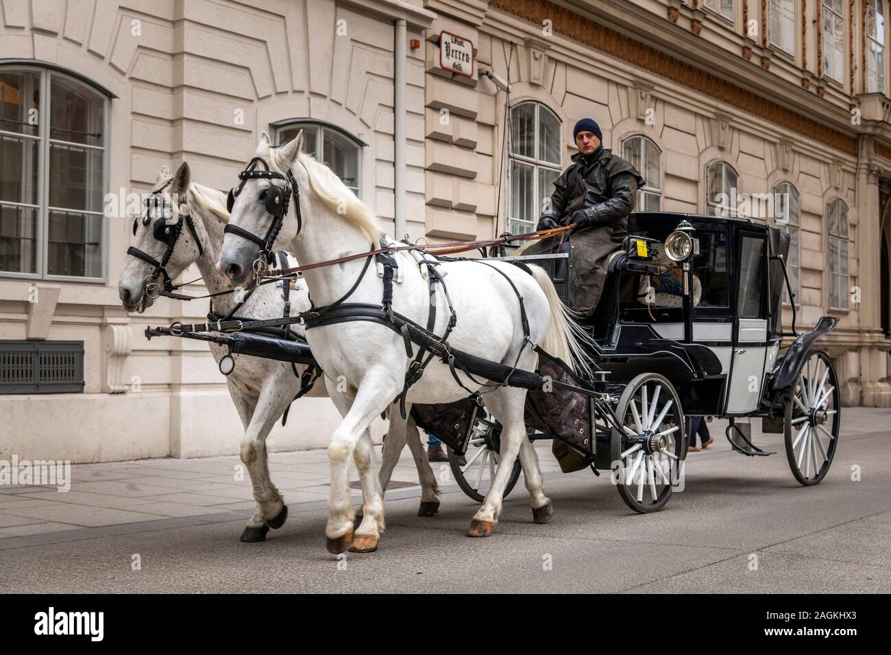 Sie Mochten Eine Pferdekutsche Auf Einer Landstrae Uberholen