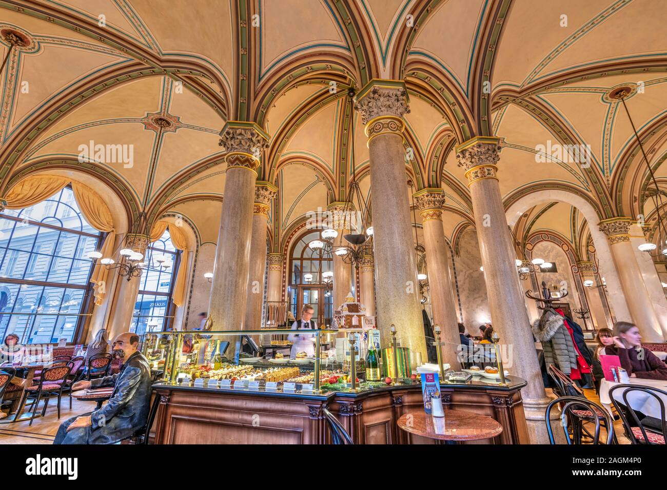 Cafe Central, Wien, Österreich Stockfotografie - Alamy