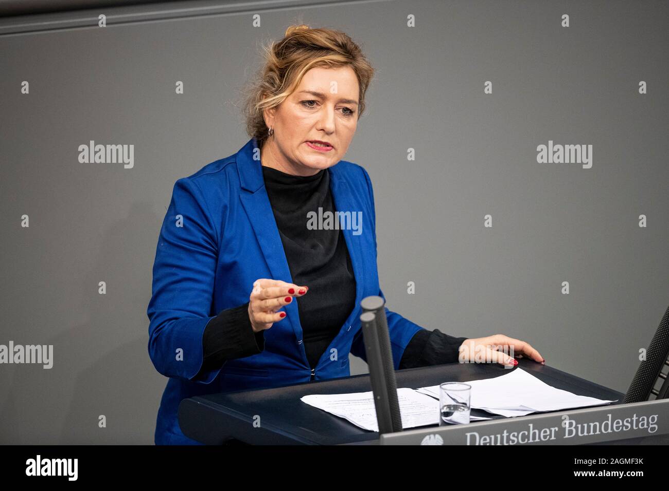 Berlin, Deutschland. 20 Dez, 2019. Caren Lay (Die Linke), Mitglied des ...