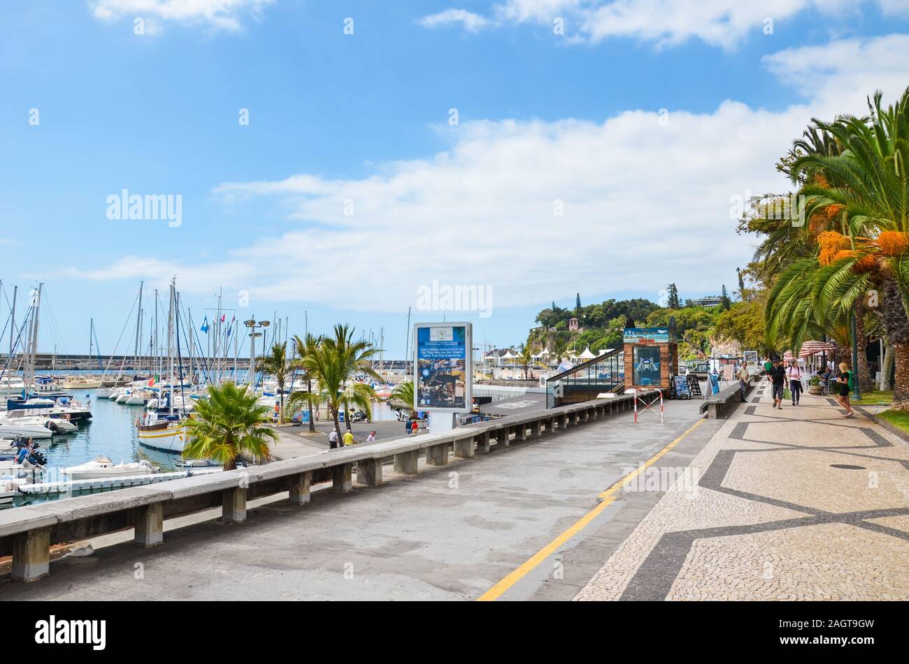 Funchal promenade madeira portugal -Fotos und -Bildmaterial in hoher ...