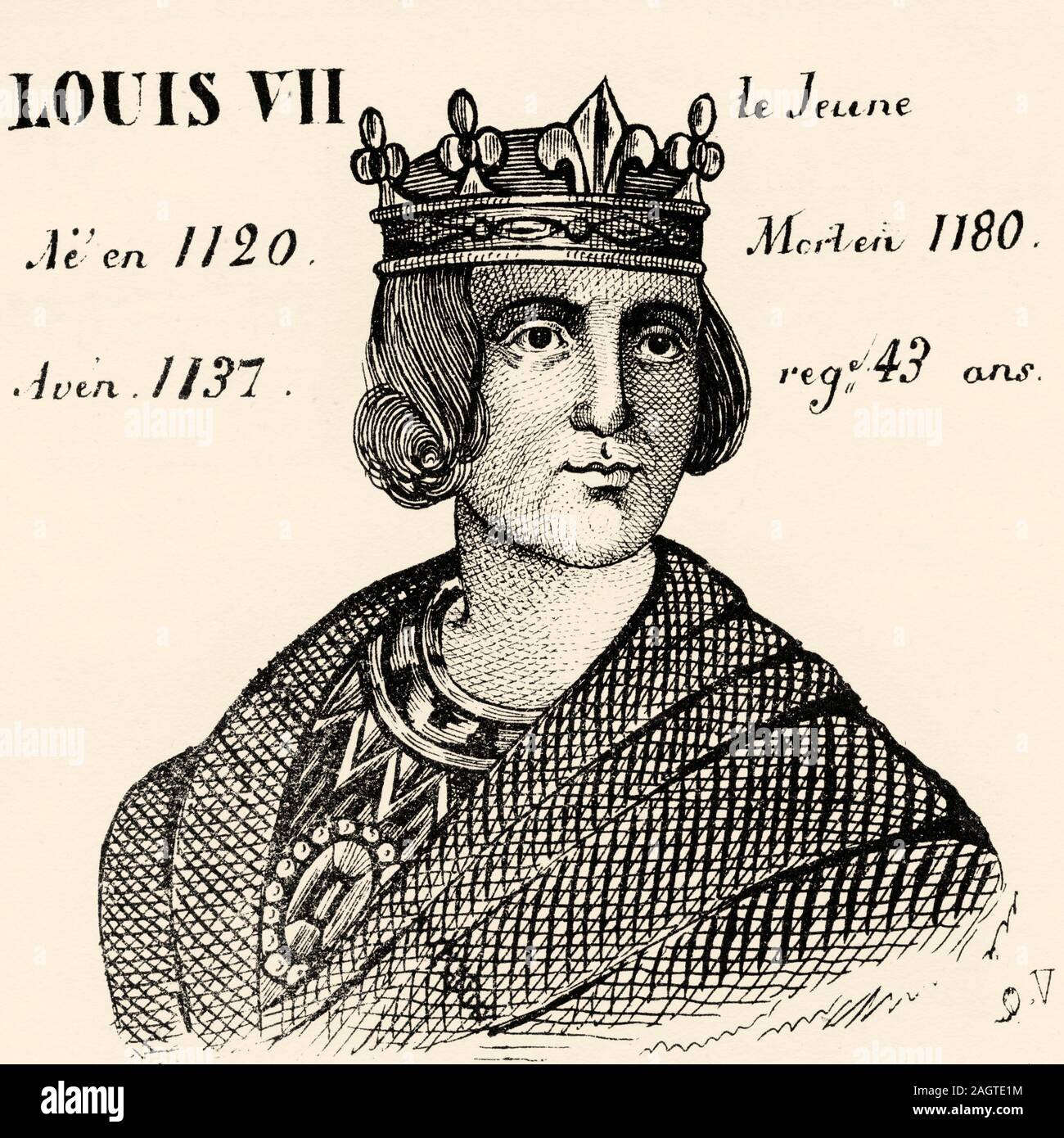 Louis vii le jeune king france -Fotos und -Bildmaterial in hoher Auflösung – Alamy