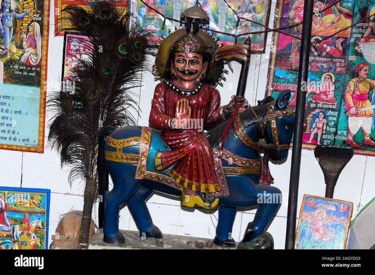 Indischer hinduistischer gott shri goga ji maharaj -Fotos und ...