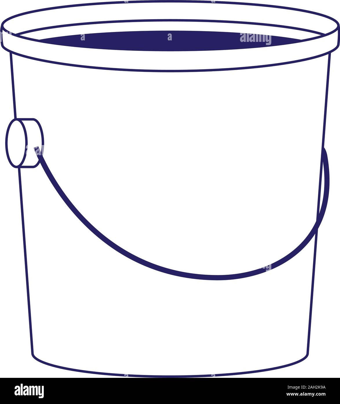 Wasser nach eimer zeichnen Ausgeschnittene Stockfotos und -bilder - Alamy