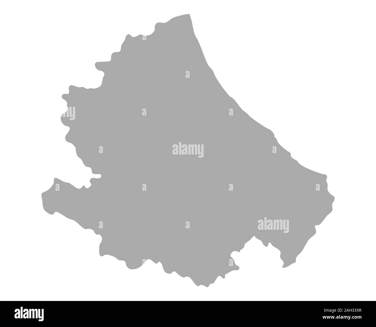 Abruzzo map Schwarzweiß-Stockfotos und -bilder - Alamy