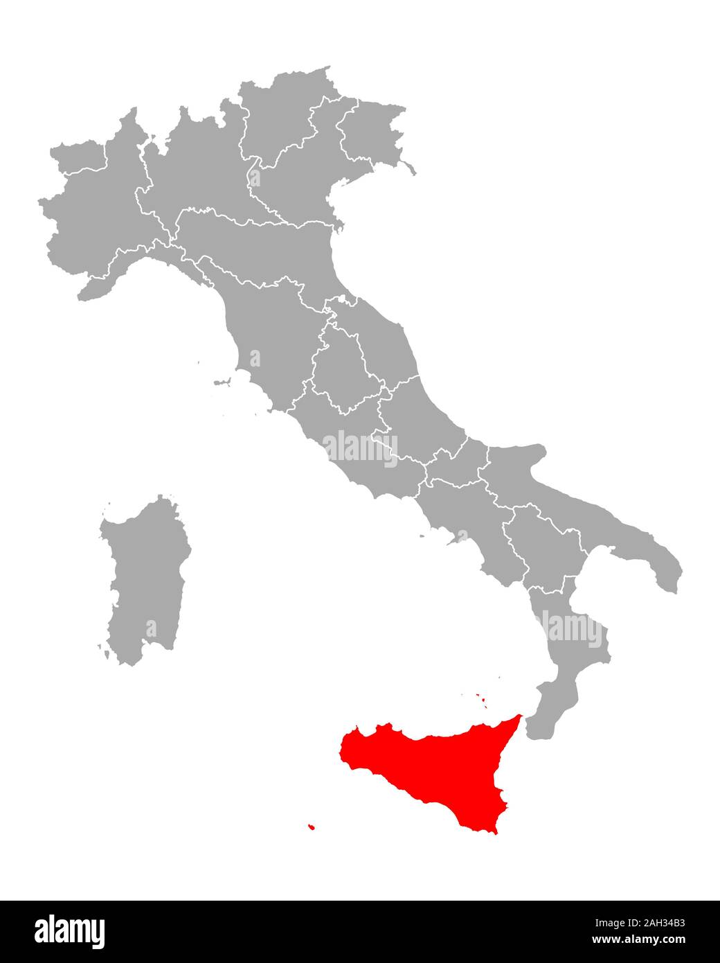 Sicilia map -Fotos und -Bildmaterial in hoher Auflösung – Alamy