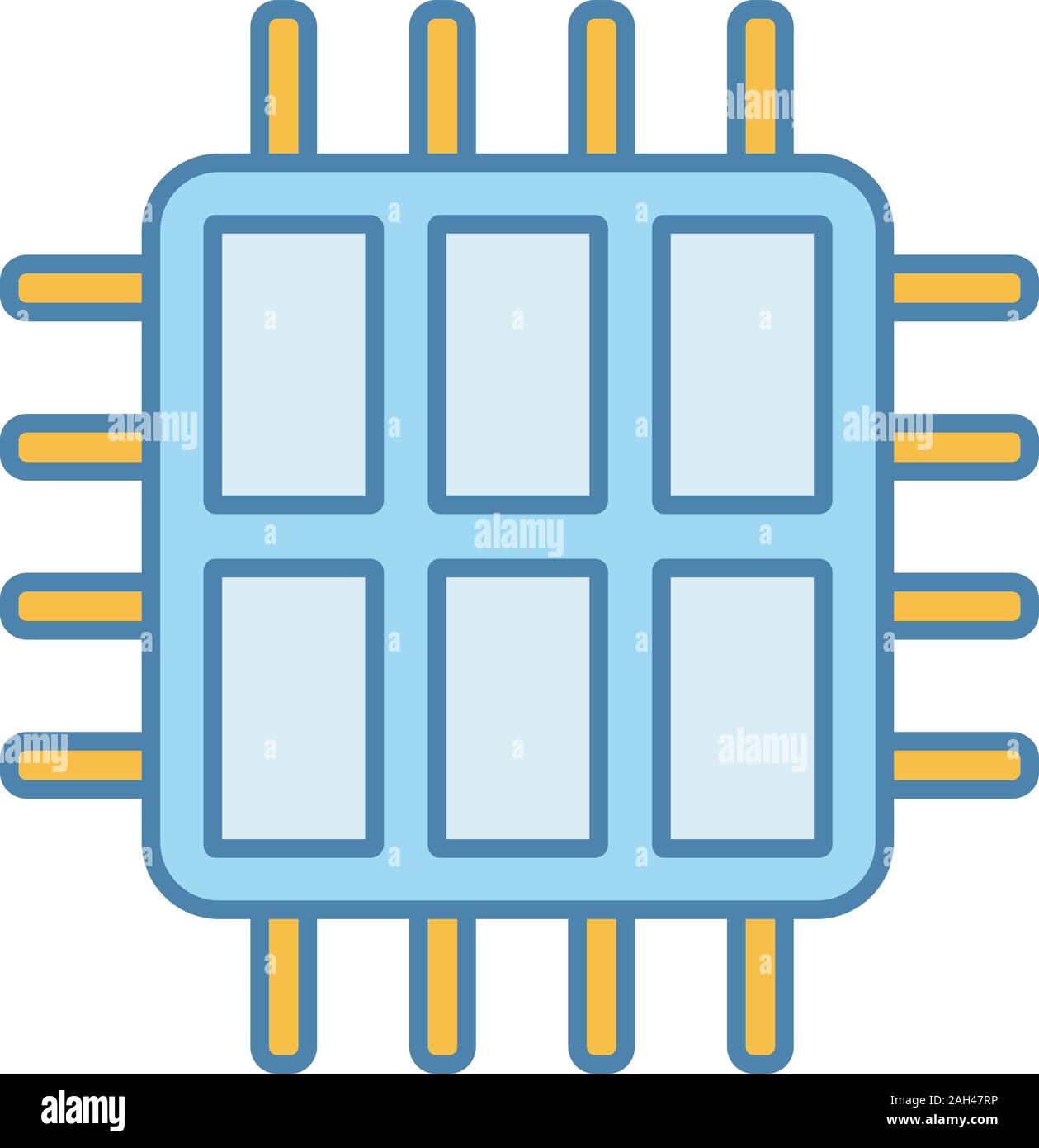 Cartoon illustration computer cpu unit -Fotos und -Bildmaterial in ...