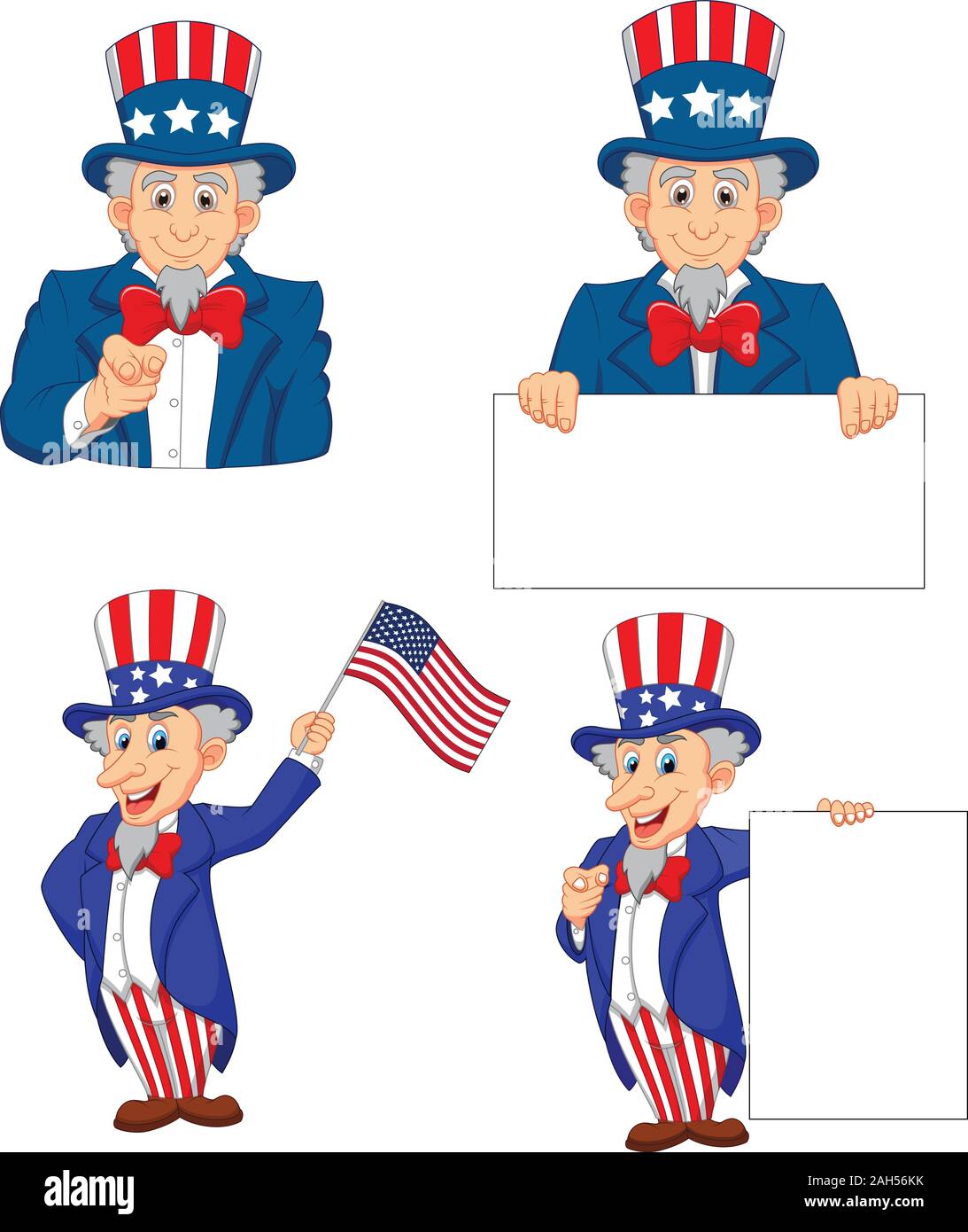 American uncle sam man cartoon -Fotos und -Bildmaterial in hoher ...