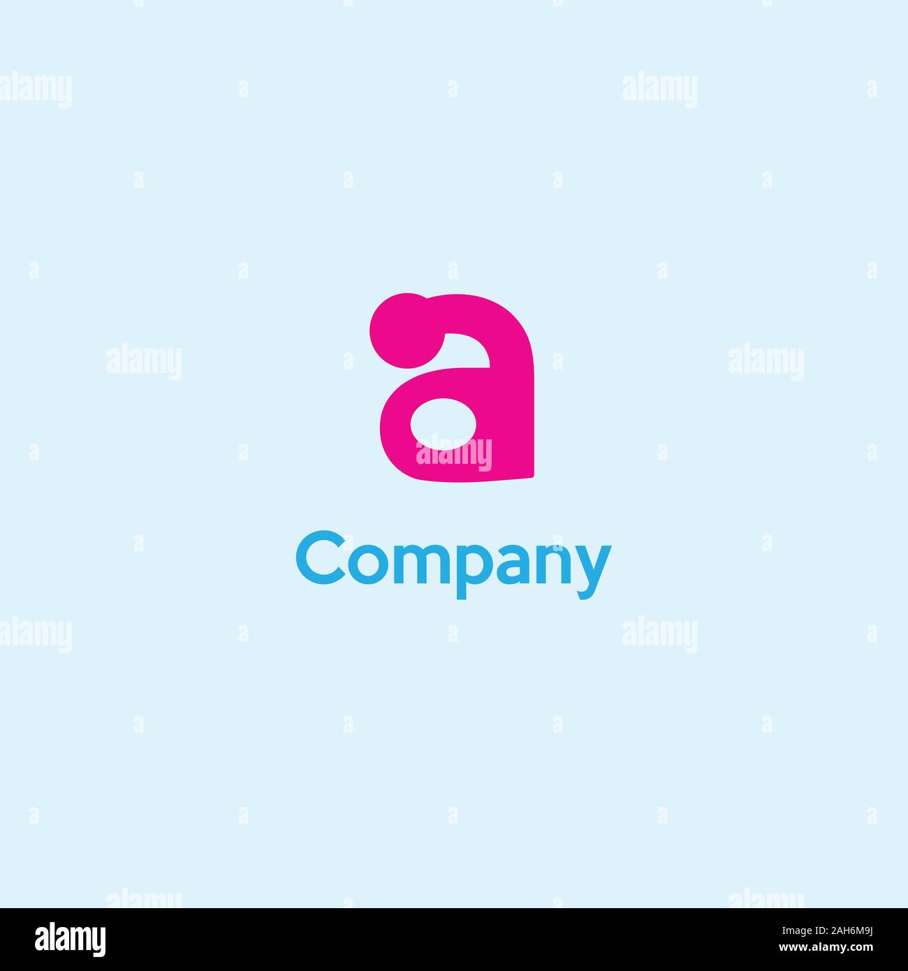 Pinky logo design -Fotos und -Bildmaterial in hoher Auflösung – Alamy