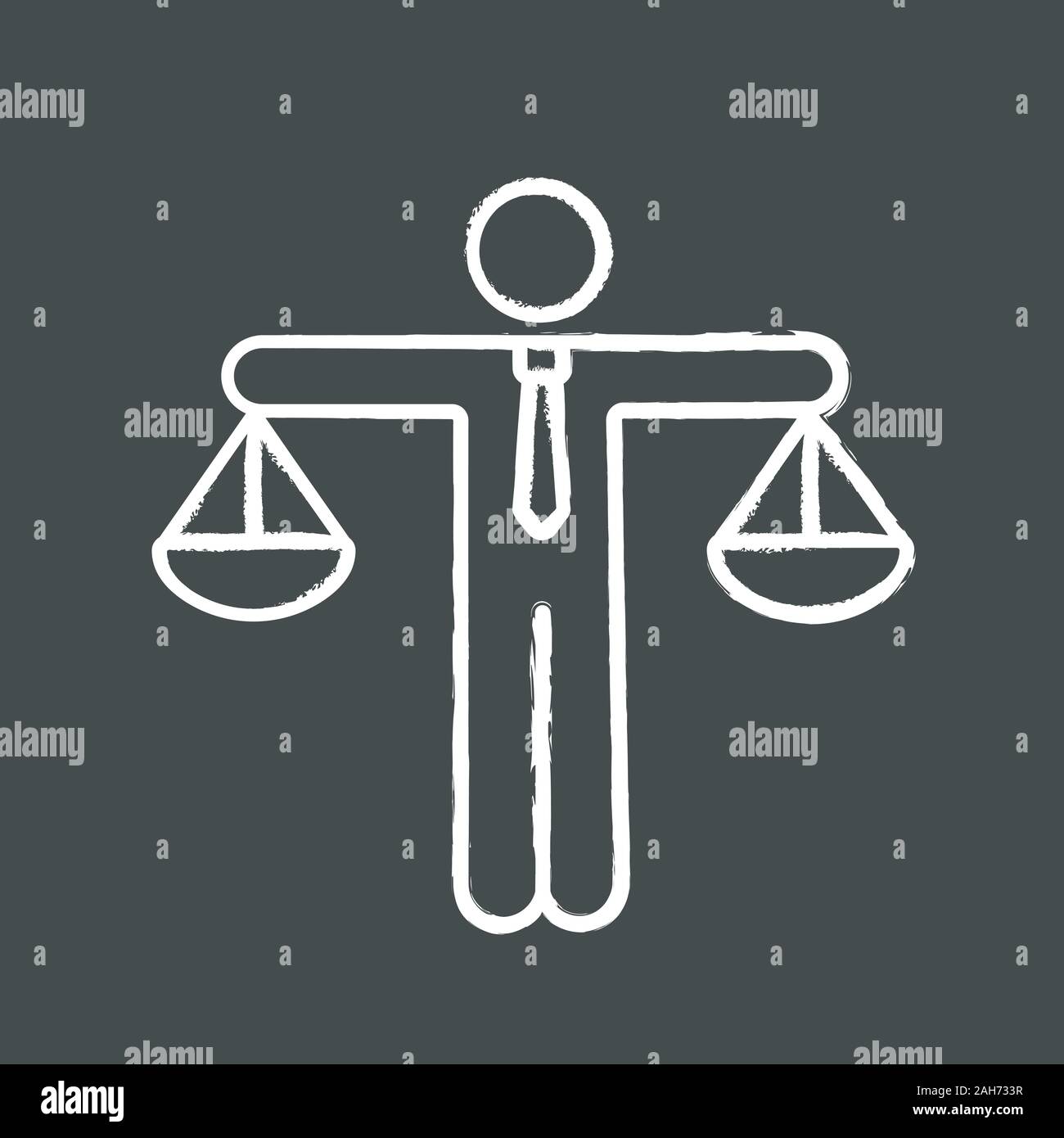 Business Ethik chalk Symbol. Ehrlichkeit. Die Moral. Gesetz und ...