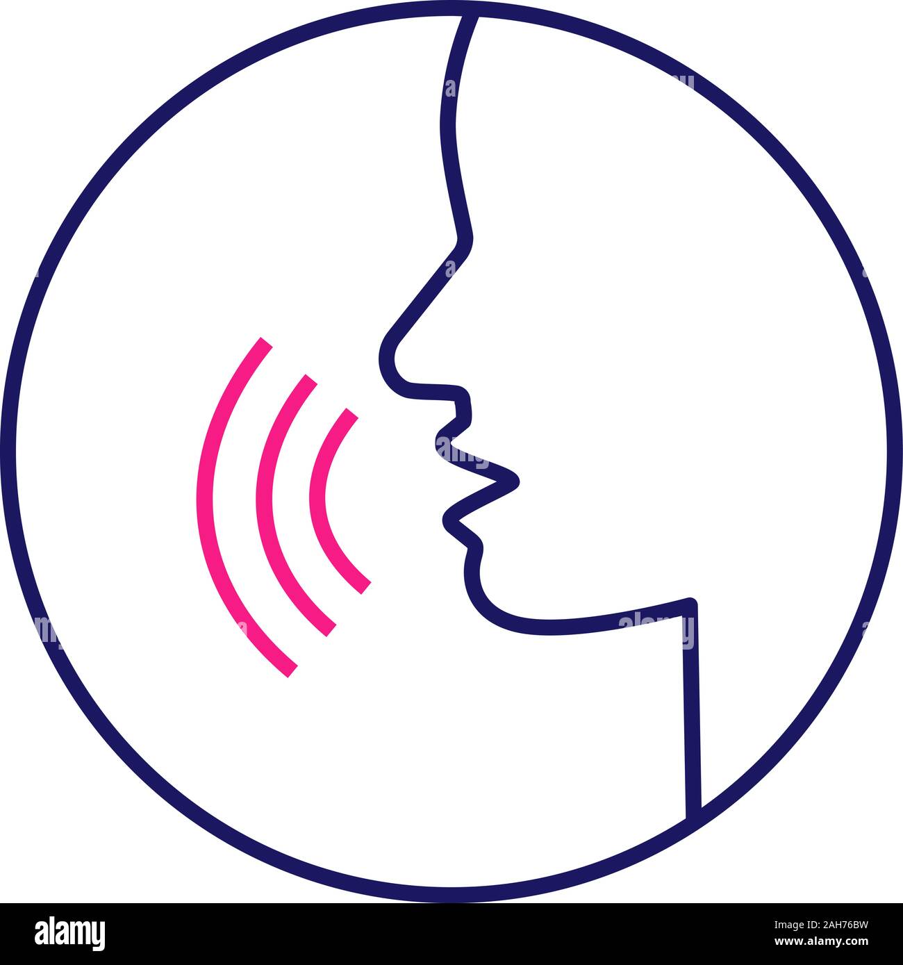 Aussprache Farbe Symbol. Lautschrift. Spracherkennung. Sprechen ...