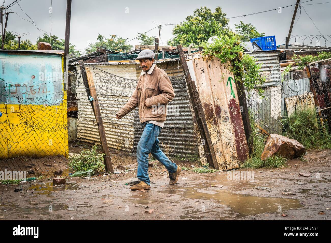 Johannesburg south africa slum -Fotos und -Bildmaterial in hoher ...