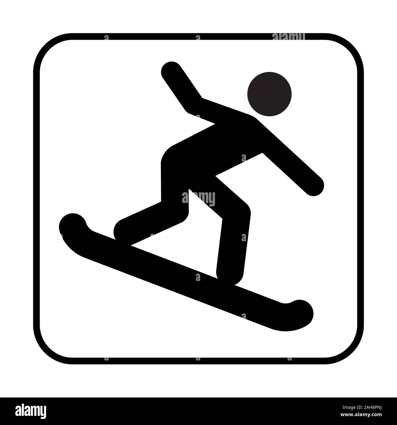 Snowboarding pictogram -Fotos und -Bildmaterial in hoher Auflösung ...