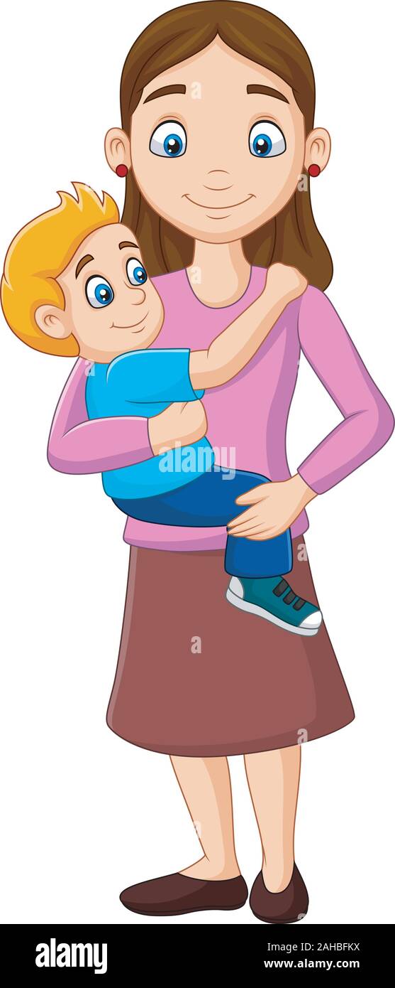 Mutter und baby kuscheln Stock-Vektorgrafiken kaufen - Alamy