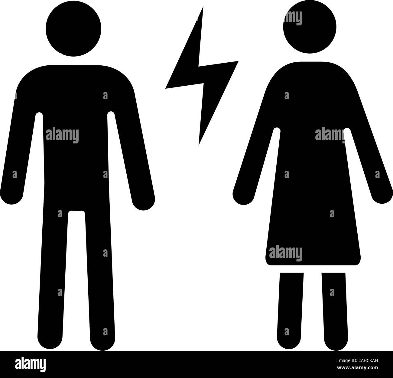 Elterlicher streit Stock-Vektorgrafiken kaufen - Alamy