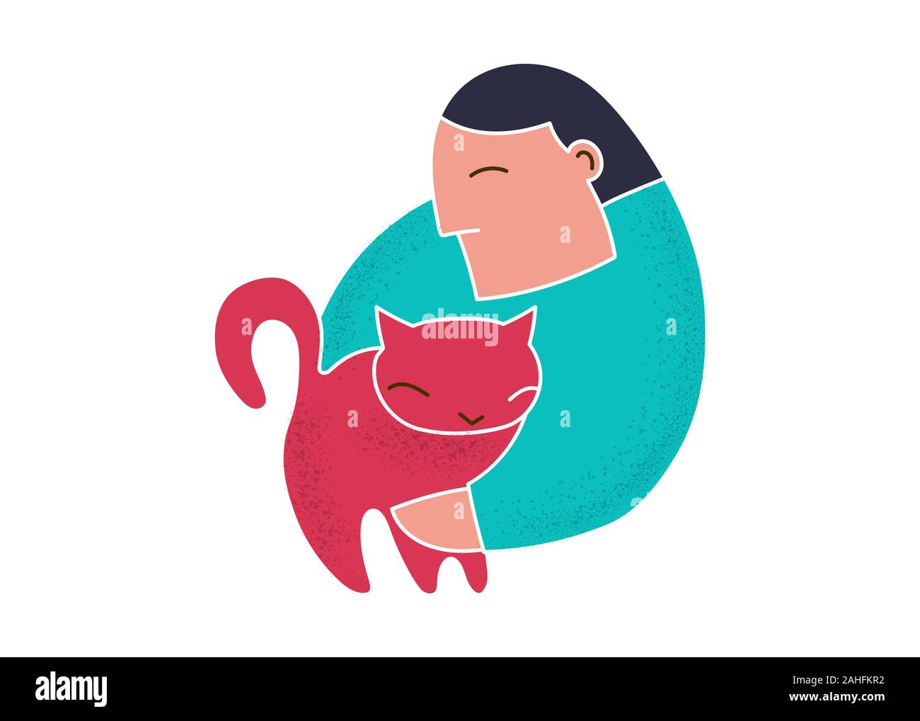 Cute cartoon people man woman -Fotos und -Bildmaterial in hoher ...