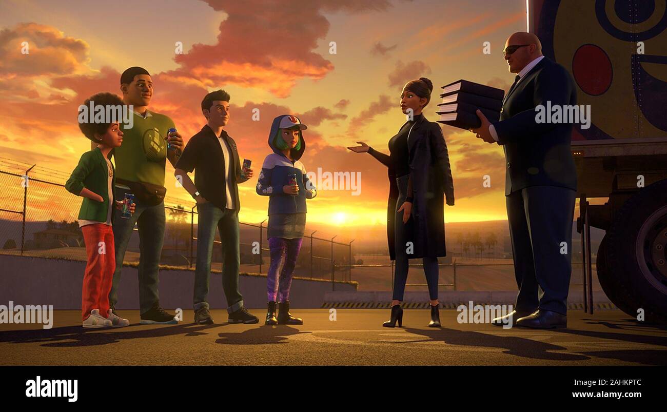 FAST & Furious: SPY RACERS, von links: frostee Benson (Stimme Luke ...