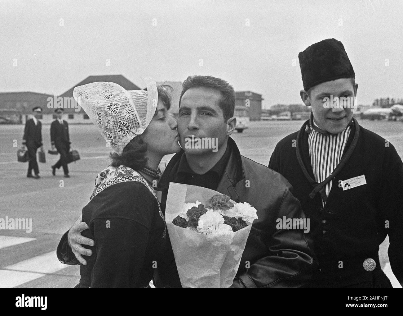 Berühmte Teenager star Freddy Quinn in unserem Land Datum Oktober 10 ...