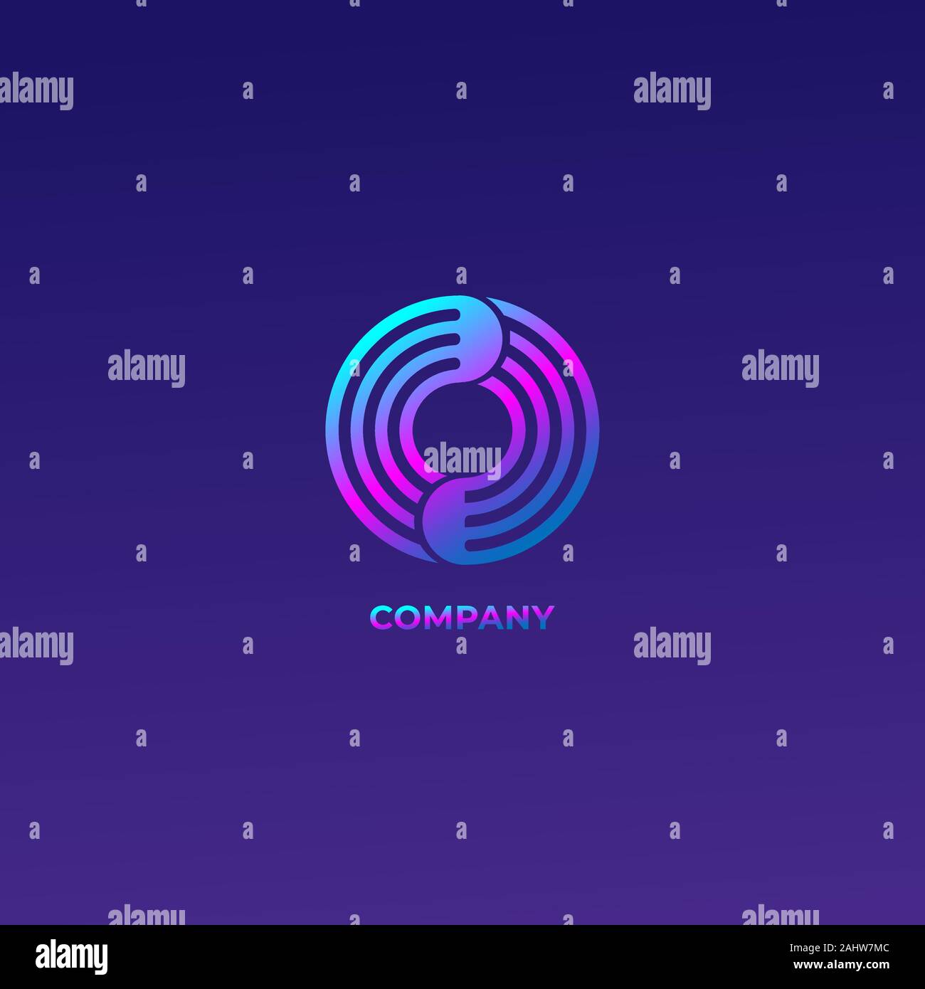 Rotation logo Stock-Vektorgrafiken kaufen - Alamy
