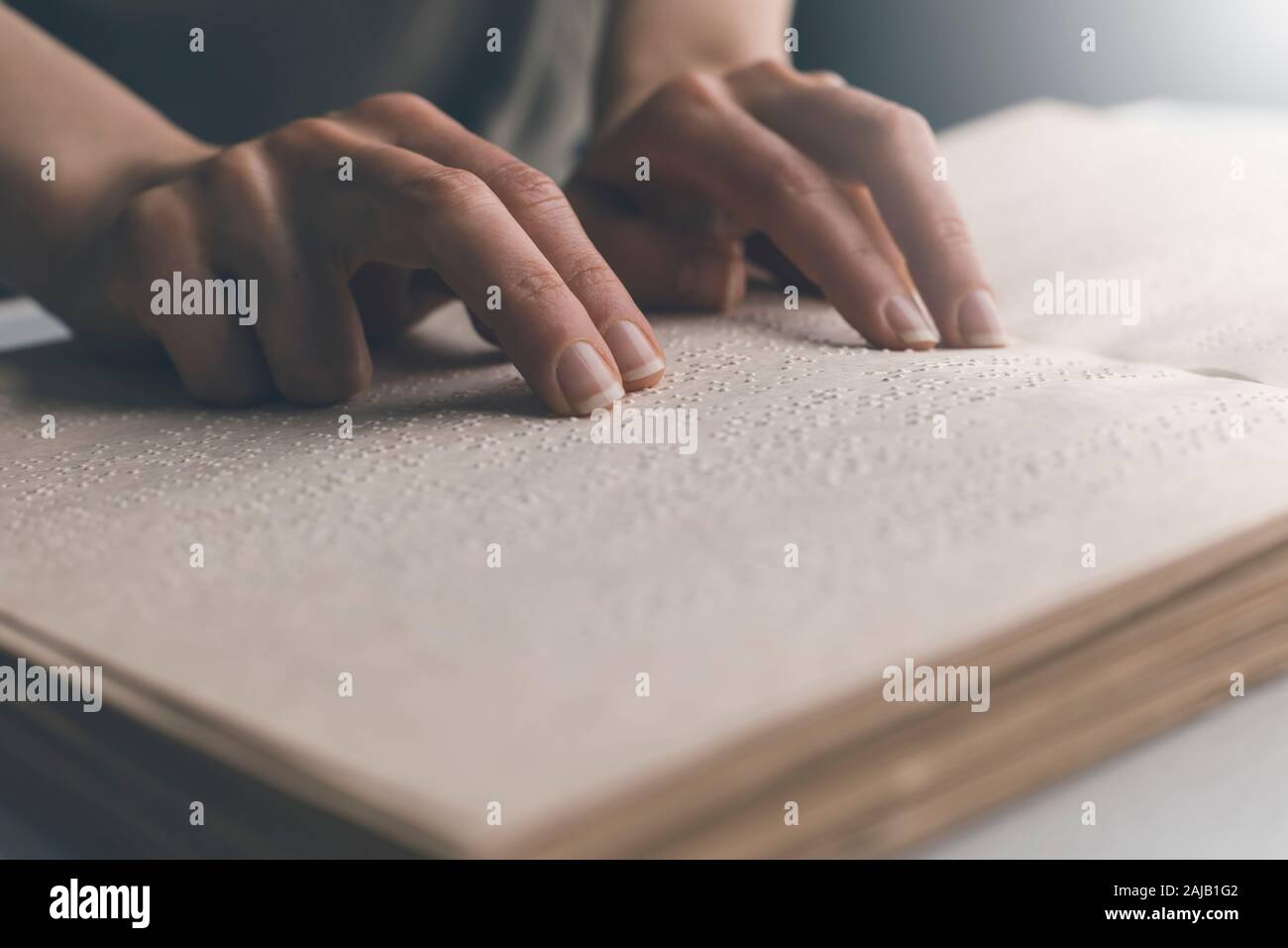 Sprache der blinden -Fotos und -Bildmaterial in hoher Auflösung – Alamy