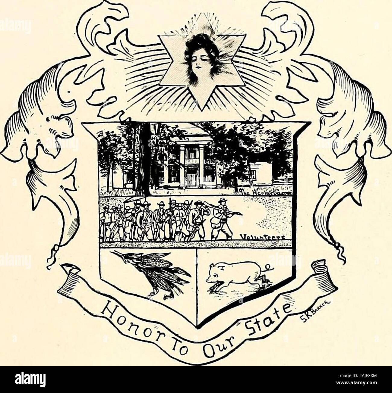 Iris 1904. CHORUS KLASSE Tennessee Club. MiiTTO - Ehre zu unserem ...