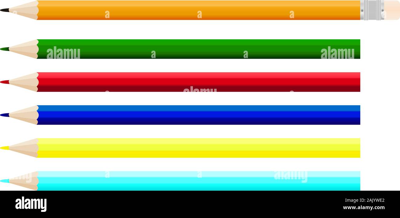 Blaue stifte Stock-Vektorgrafiken kaufen - Alamy