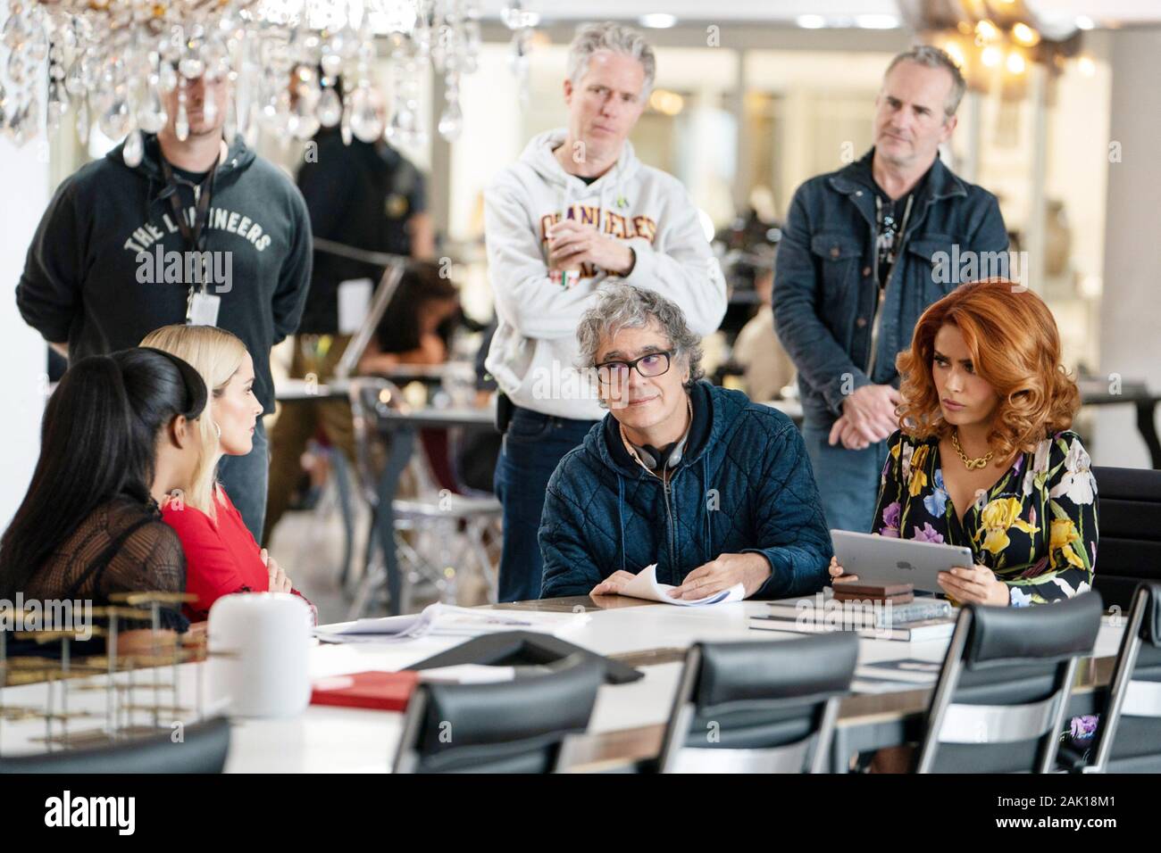 Wie ein Chef, von Links sitzend: Tiffany Haddish (Rücken), Rose Byrne, Direktor Miguel Arteta ...