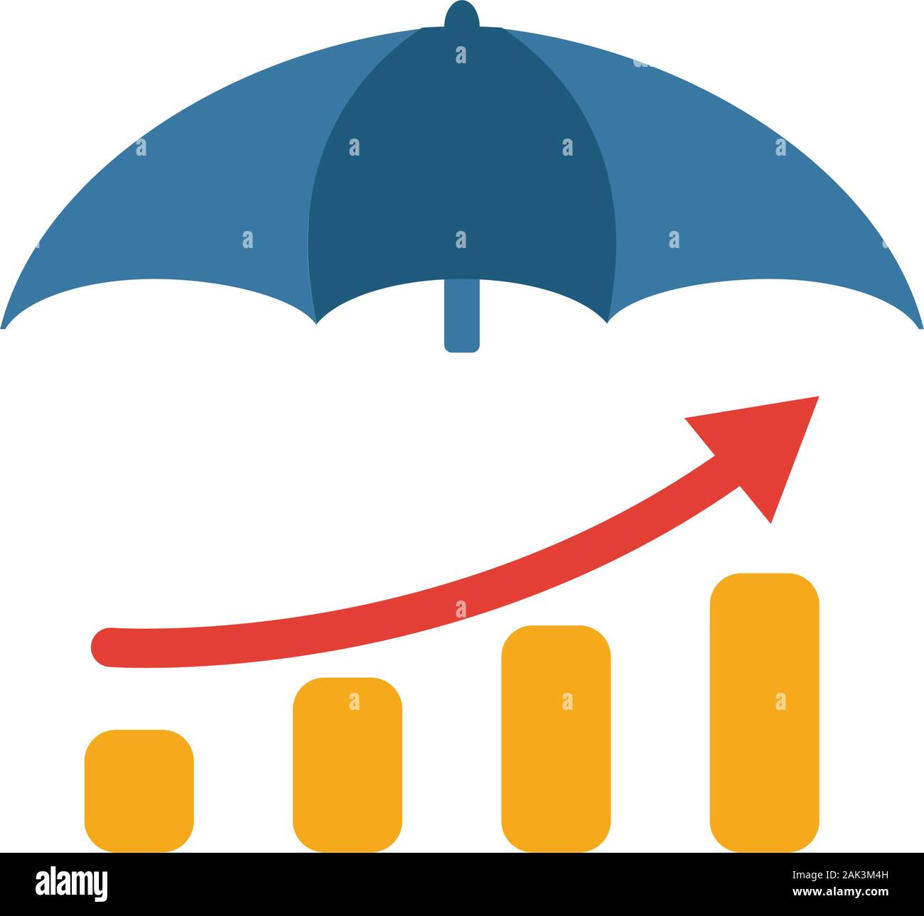 Risiko Strategie Symbol. Einfaches Element vom Risikomanagement icons ...