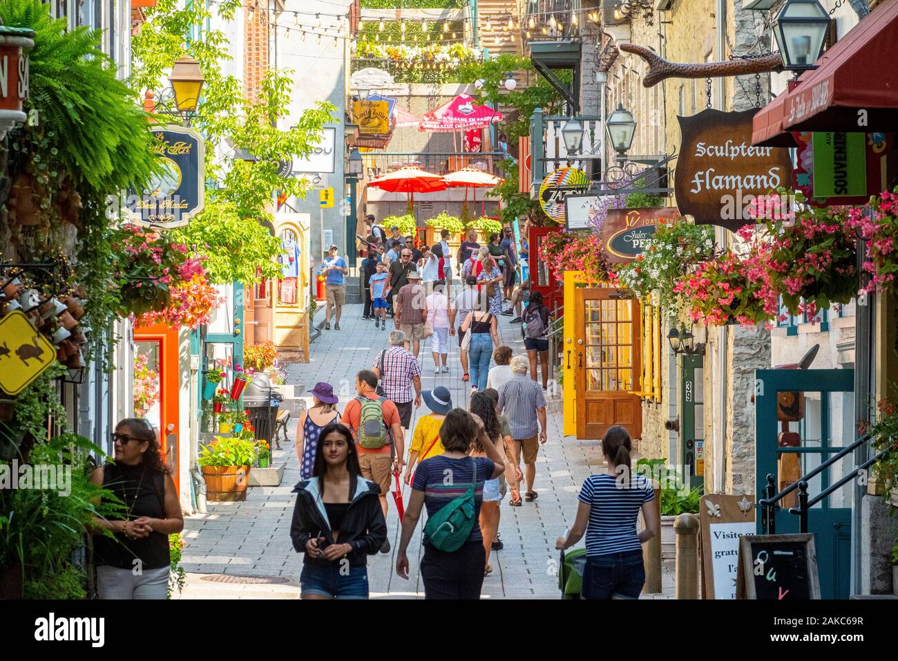 Kanada, in der Provinz Quebec, Quebec City, die Quebecer Altstadt zum ...