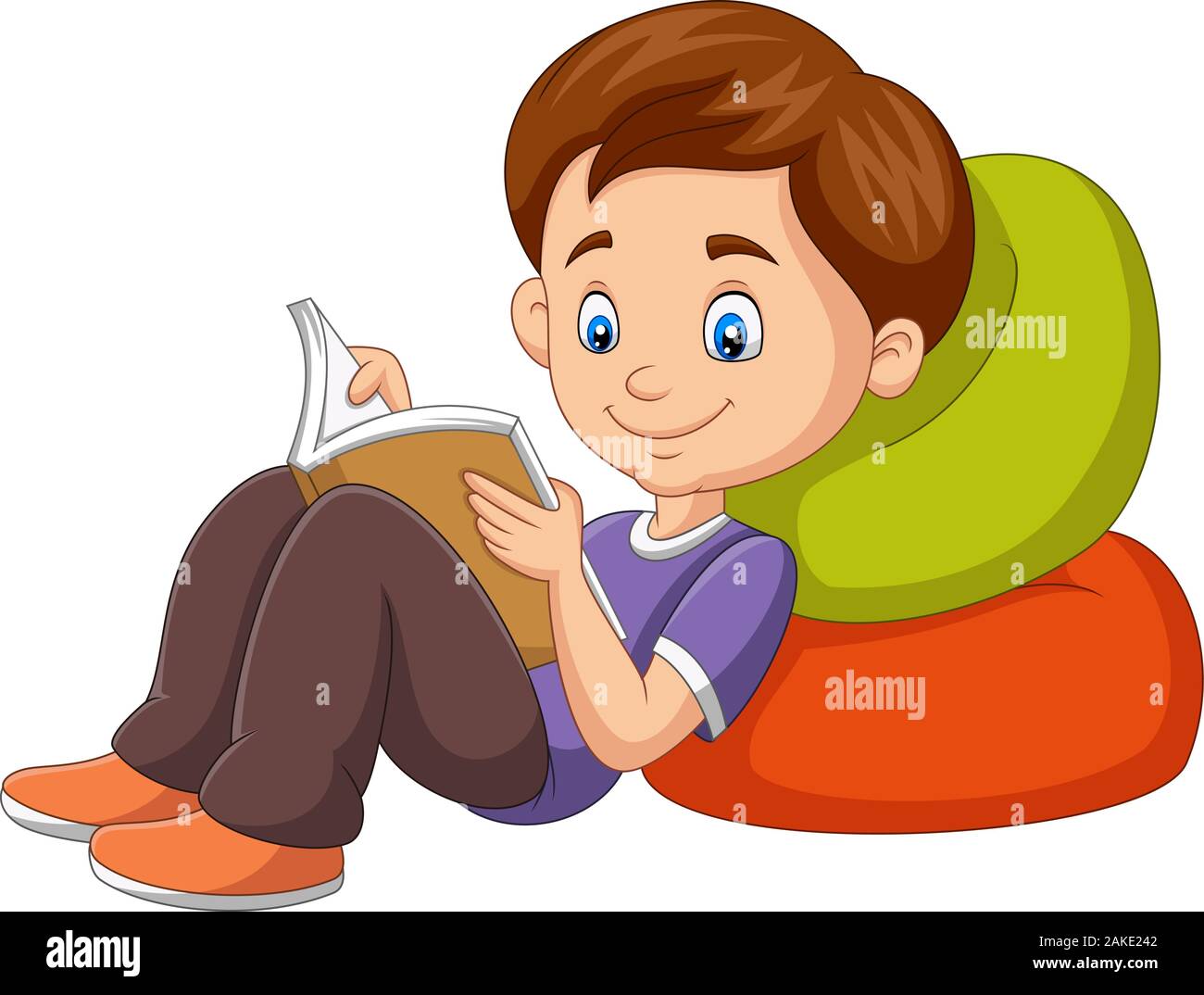 Young boy laying down Stock-Vektorgrafiken kaufen - Alamy