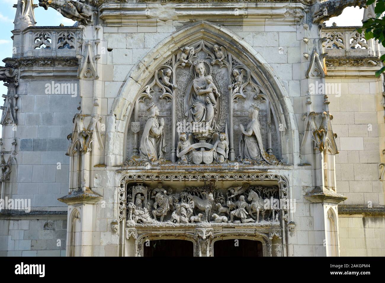 Frankreich, Indre et Loire, Loire Tal zum Weltkulturerbe der UNESCO, das Schloss von Amboise, St ...