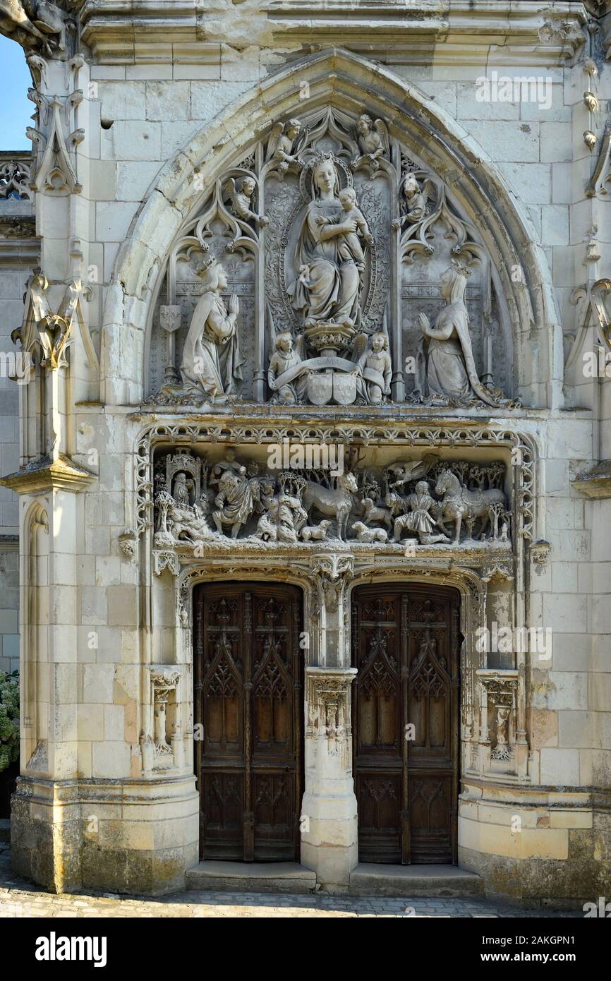 Frankreich, Indre et Loire, Loire Tal zum Weltkulturerbe der UNESCO, das Schloss von Amboise, St ...