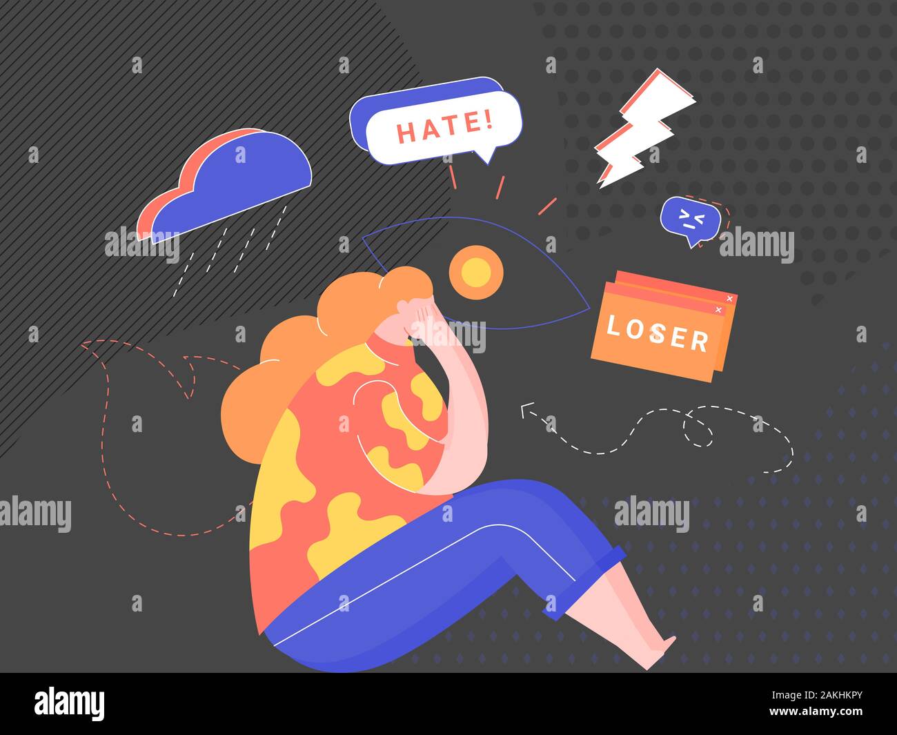 Cybermobbing verhalten -Fotos und -Bildmaterial in hoher Auflösung – Alamy