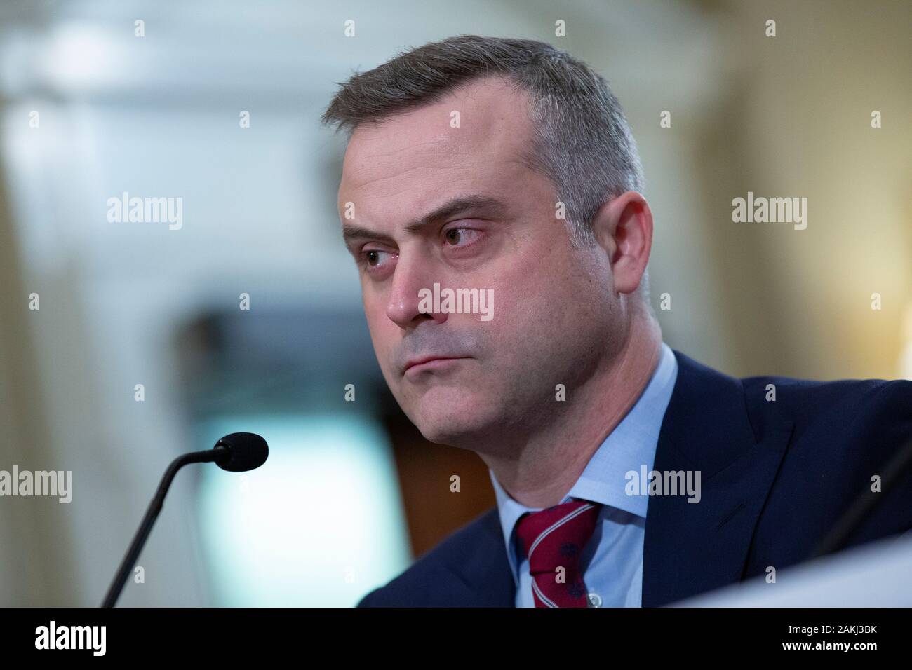 Washington DC, USA. 9. Jan 2020. John POULOS, Präsident und CEO von ...