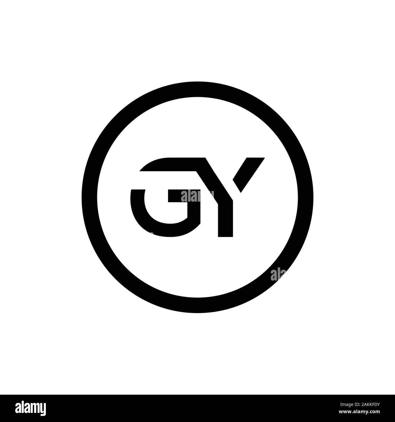 Yg logo Stock-Vektorgrafiken kaufen - Alamy