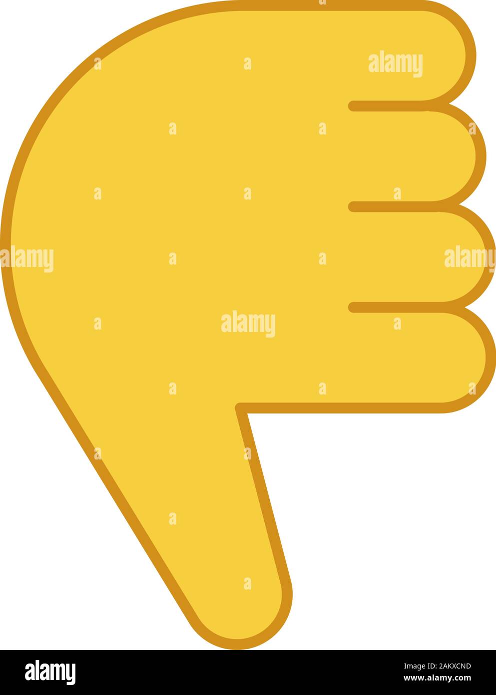 Cartoon ablehnung emoji Stock-Vektorgrafiken kaufen - Alamy