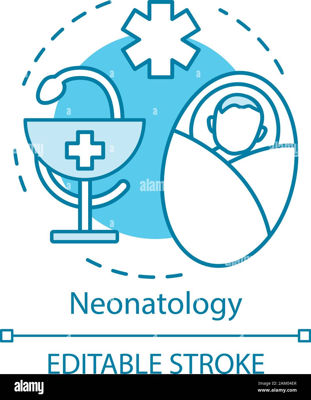 Neonatal Sykepleier Symbol 2+ Thousand Neonatal Icon Royalty Free