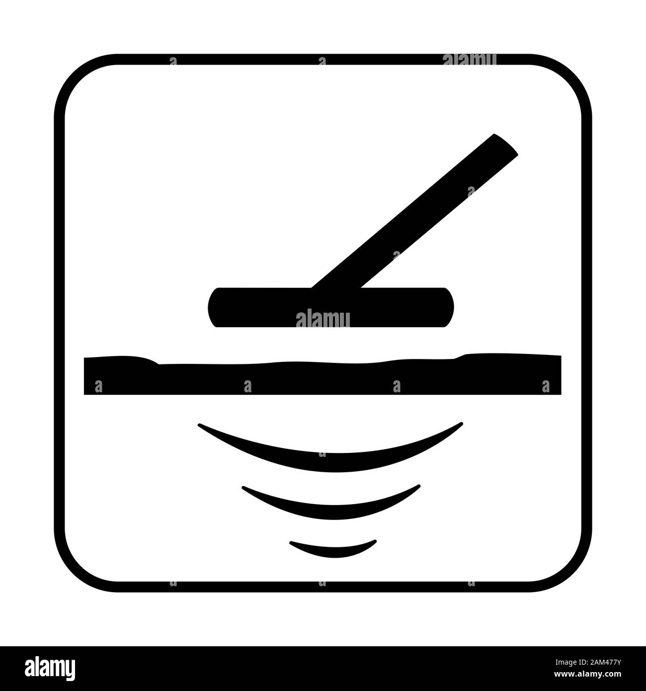 Inspection piktogramm Schwarzweiß-Stockfotos und -bilder - Alamy