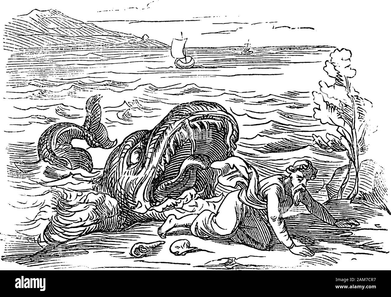 Jonah biblical prophet Stock-Vektorgrafiken kaufen - Alamy