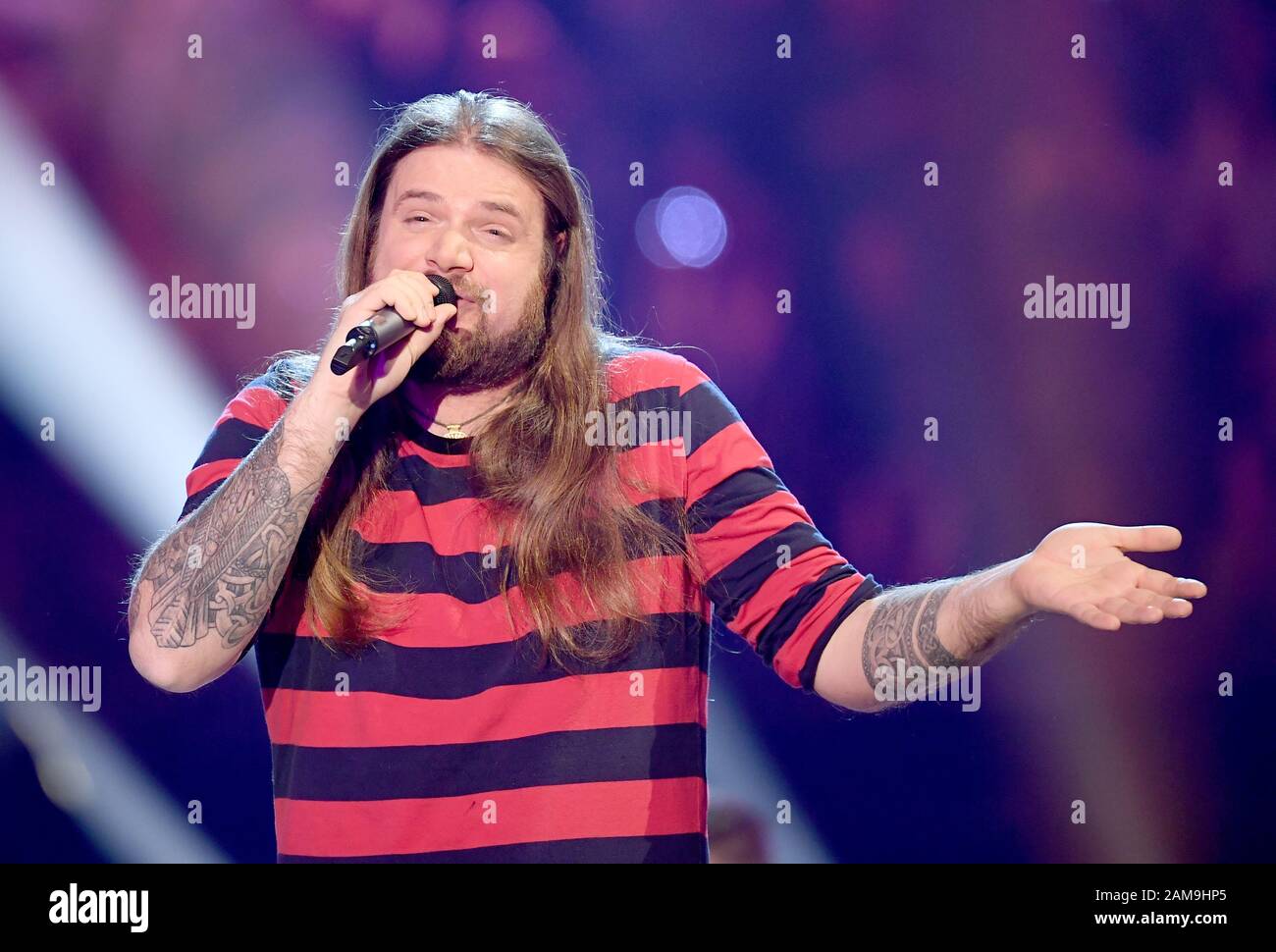 Berlin, Deutschland. Januar 2020. Die Sängerin Malte Hoyer von der Band ...