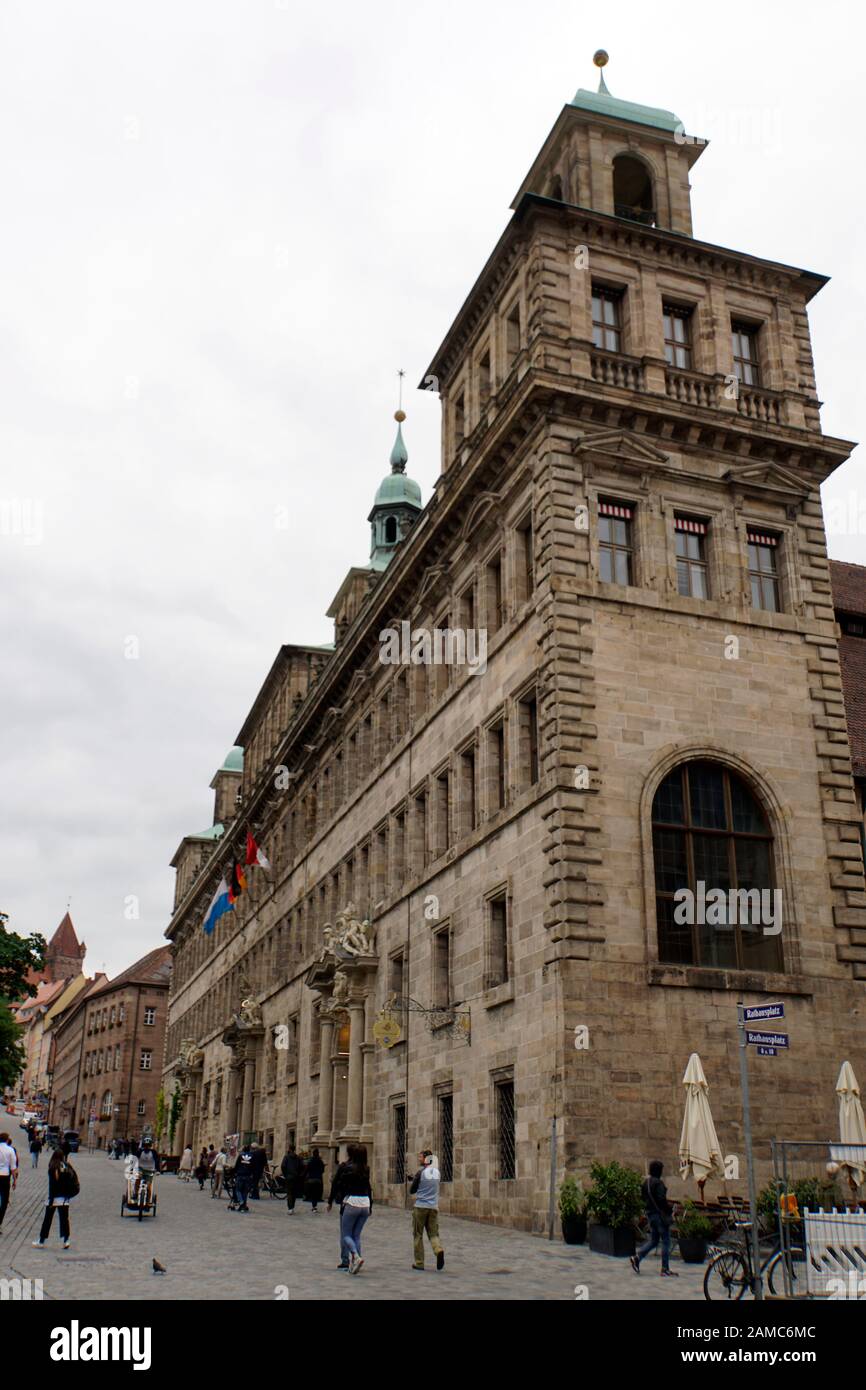 Historische Altstadt Nürnberg - Rathaus Wolff'scher Bau, Bayern ...