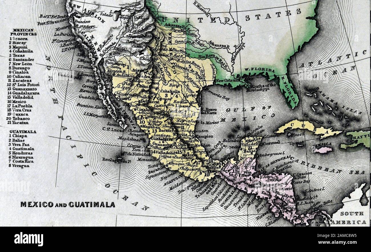 Political map of texas -Fotos und -Bildmaterial in hoher Auflösung – Alamy