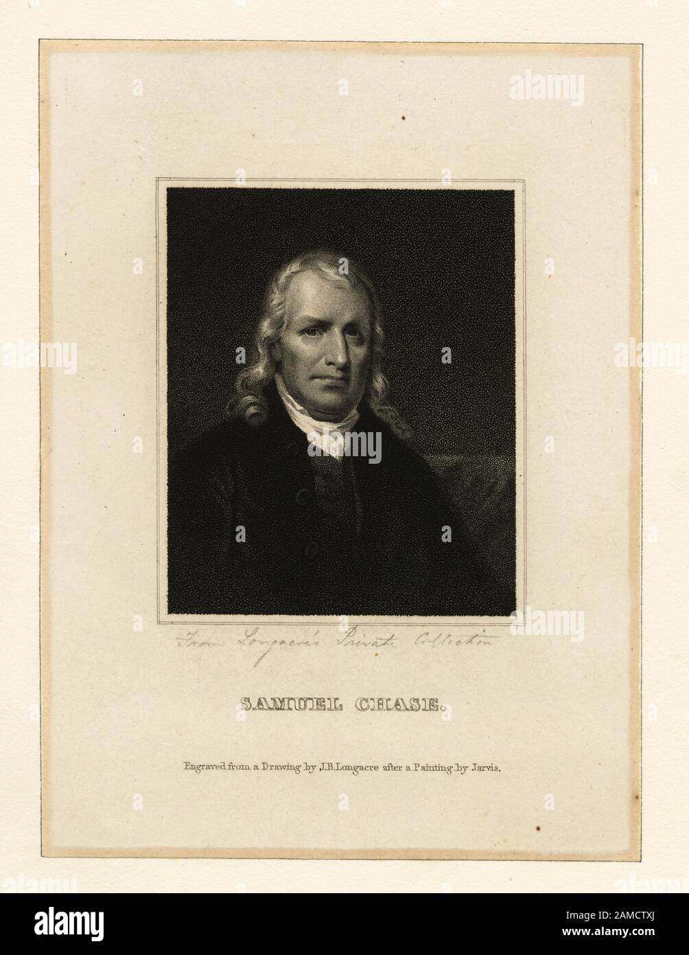 Zu Samuel Chase Druckerherstellern gehört H.B. Hall, J.B. Longacre ...
