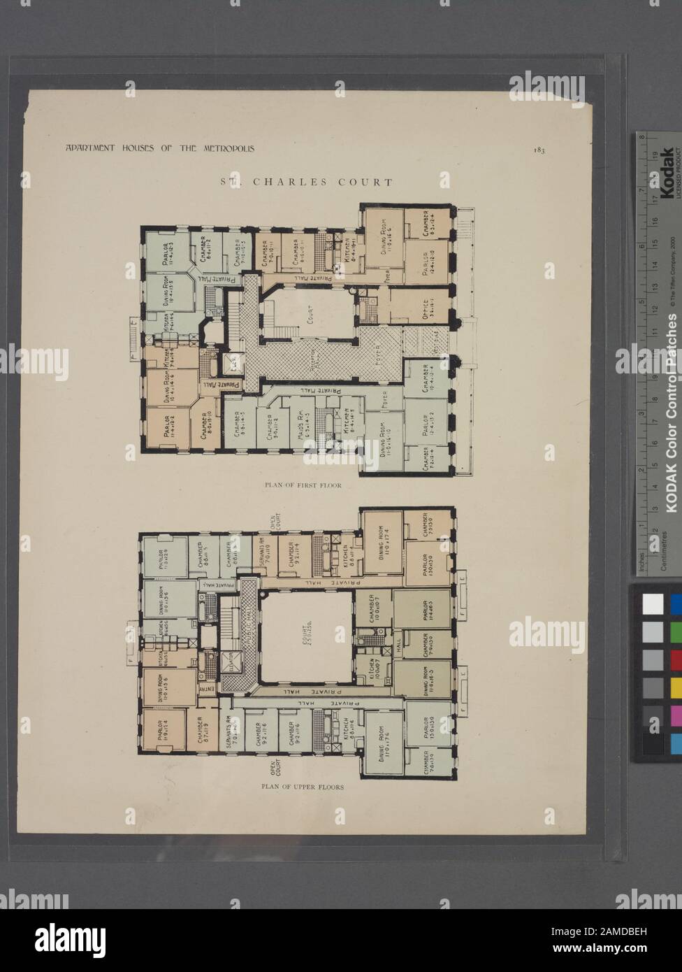 ST Charles Court Plan der ersten Etage; Plan der oberen Etagen Enthält ...